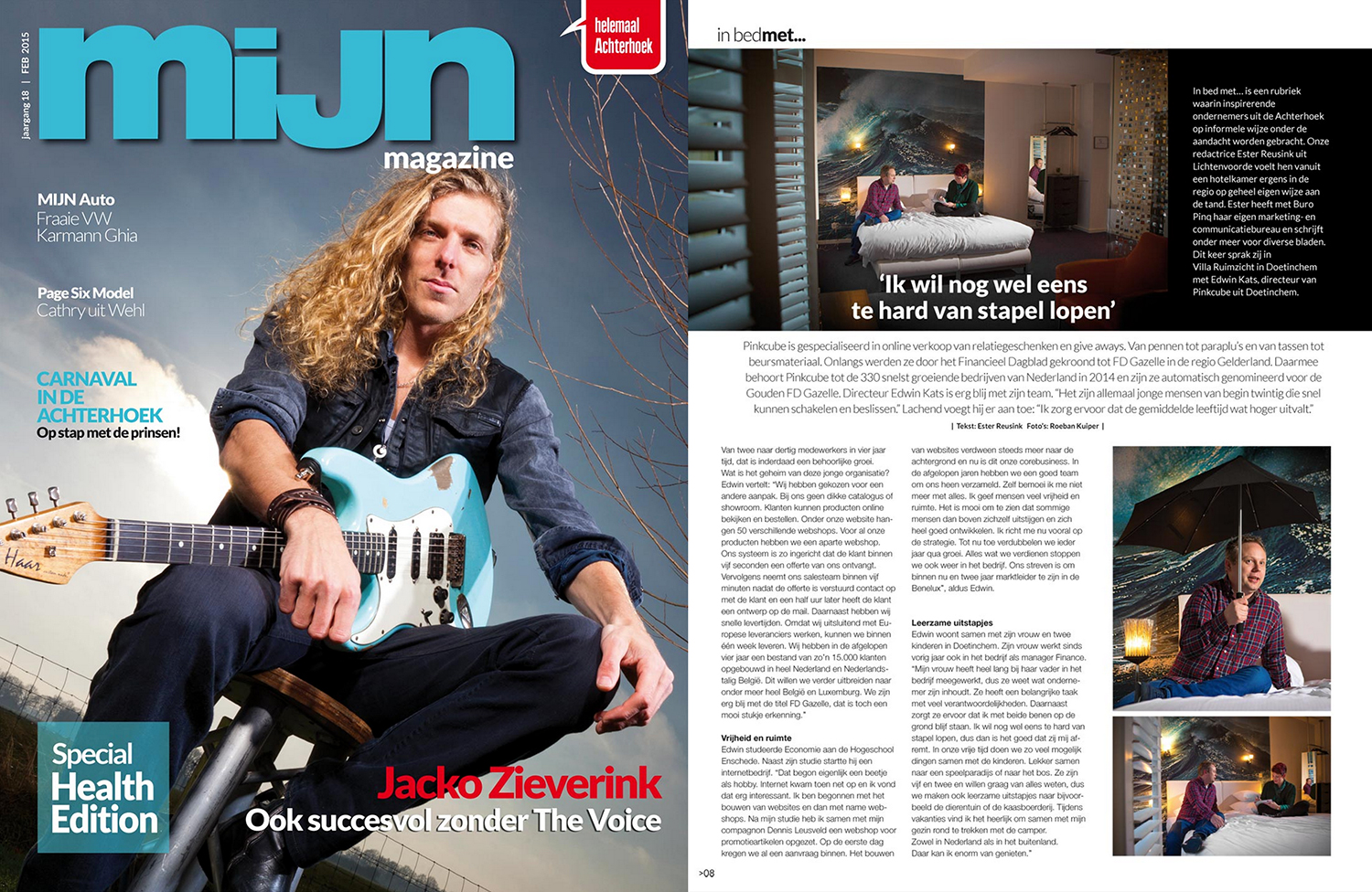 Interview met MIJN magazine: in bed met... - Pinkcube