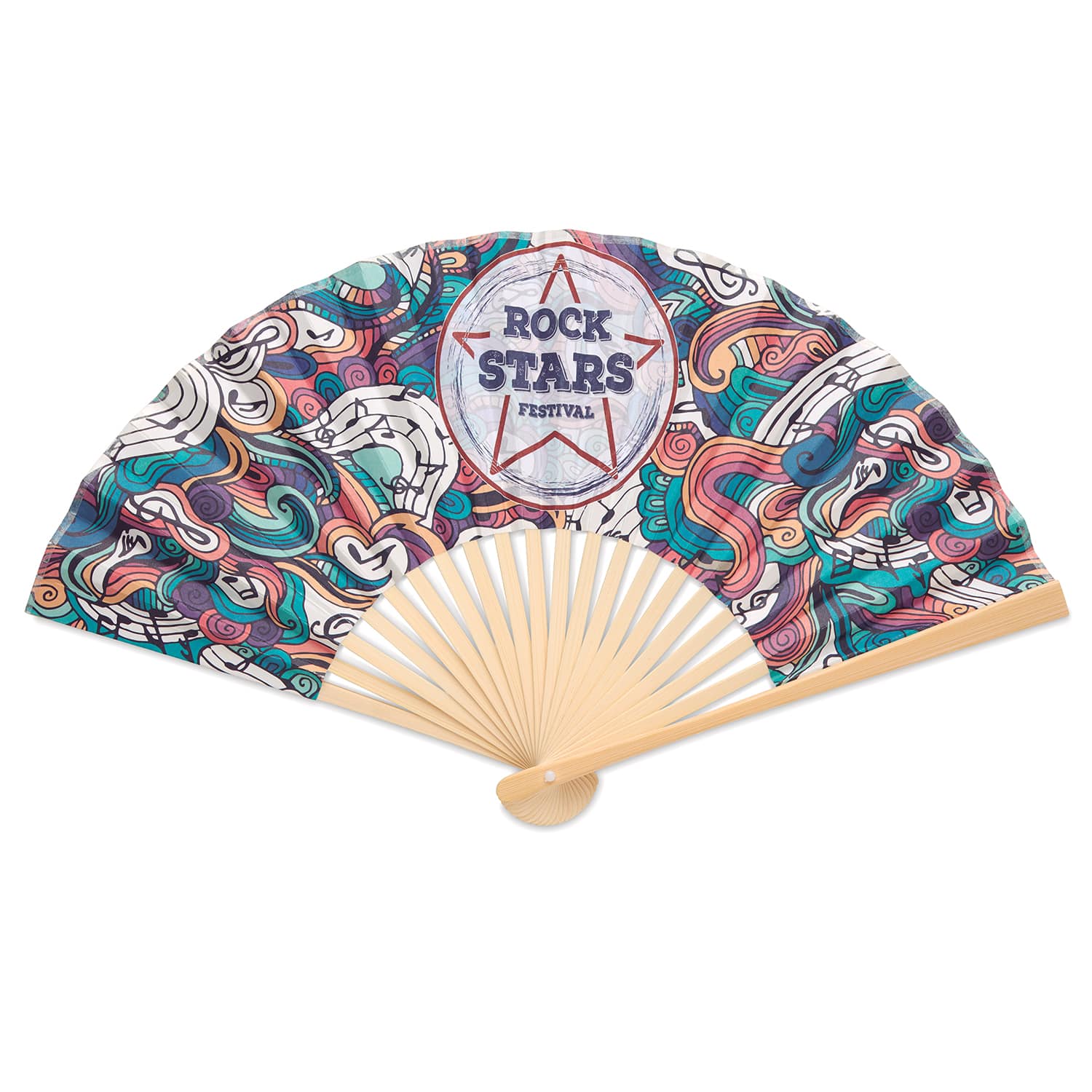 Bamboo hand fan bedrukken? - Voordelig & snel bestellen