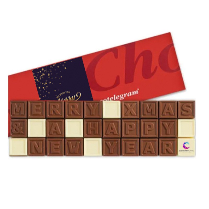 Telegram 30 Xmas & Happy NY + logo bedrukken? - Voordelig & snel bestellen