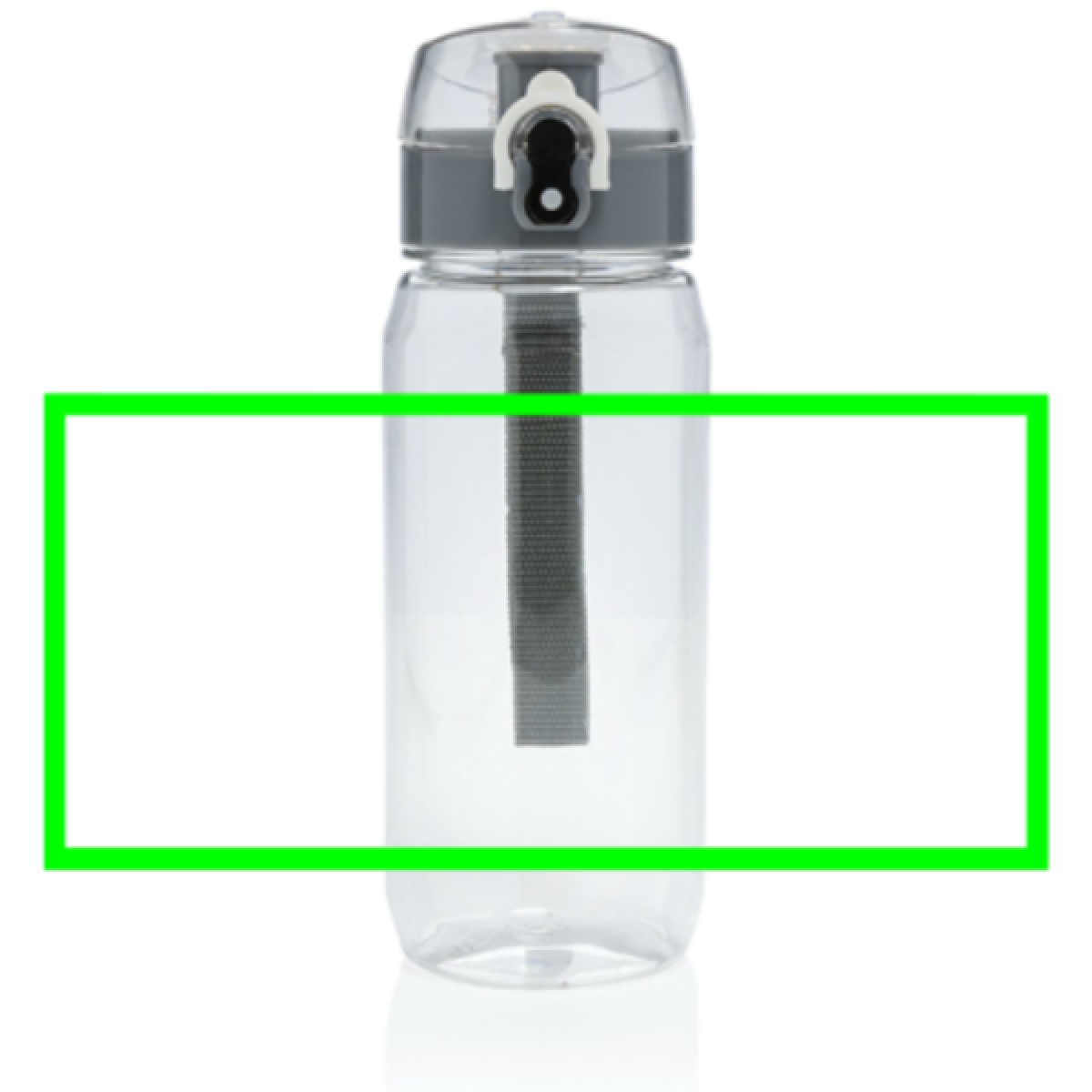 Yide waterfles 600 ml - rPET - transparant gekleurd bedrukken ...